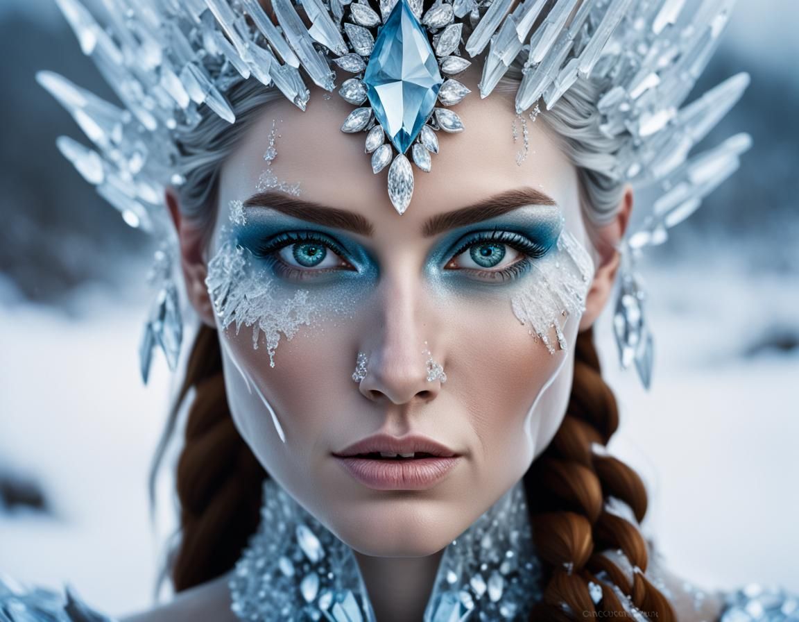 Ice Queen - AI Generated Artwork - NightCafe Creator