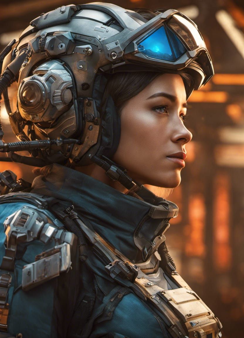 Mech Pilot - AI Generated Artwork - NightCafe Creator
