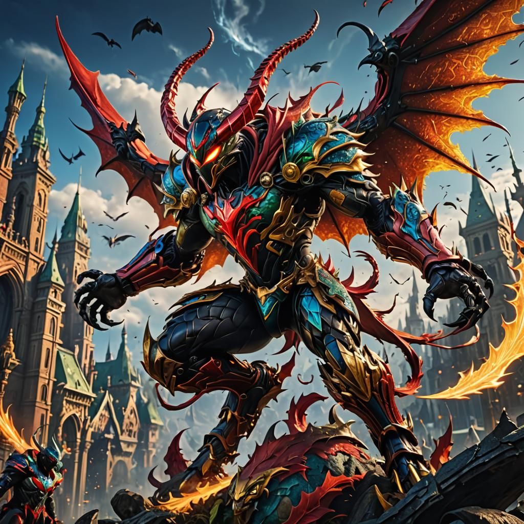 A fearsome and powerful spawn knight - AI Generated Artwork - NightCafe ...