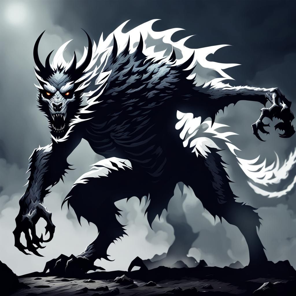 Werewolf - AI Generated Artwork - NightCafe Creator