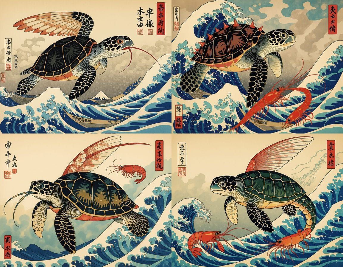 Surreal Hybrid Creature Inspired by Schiele and da... - AI Art