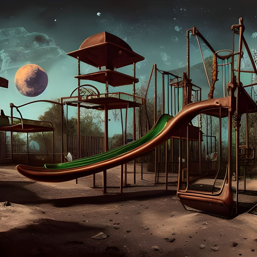 Moon playground - AI Generated Artwork - NightCafe Creator