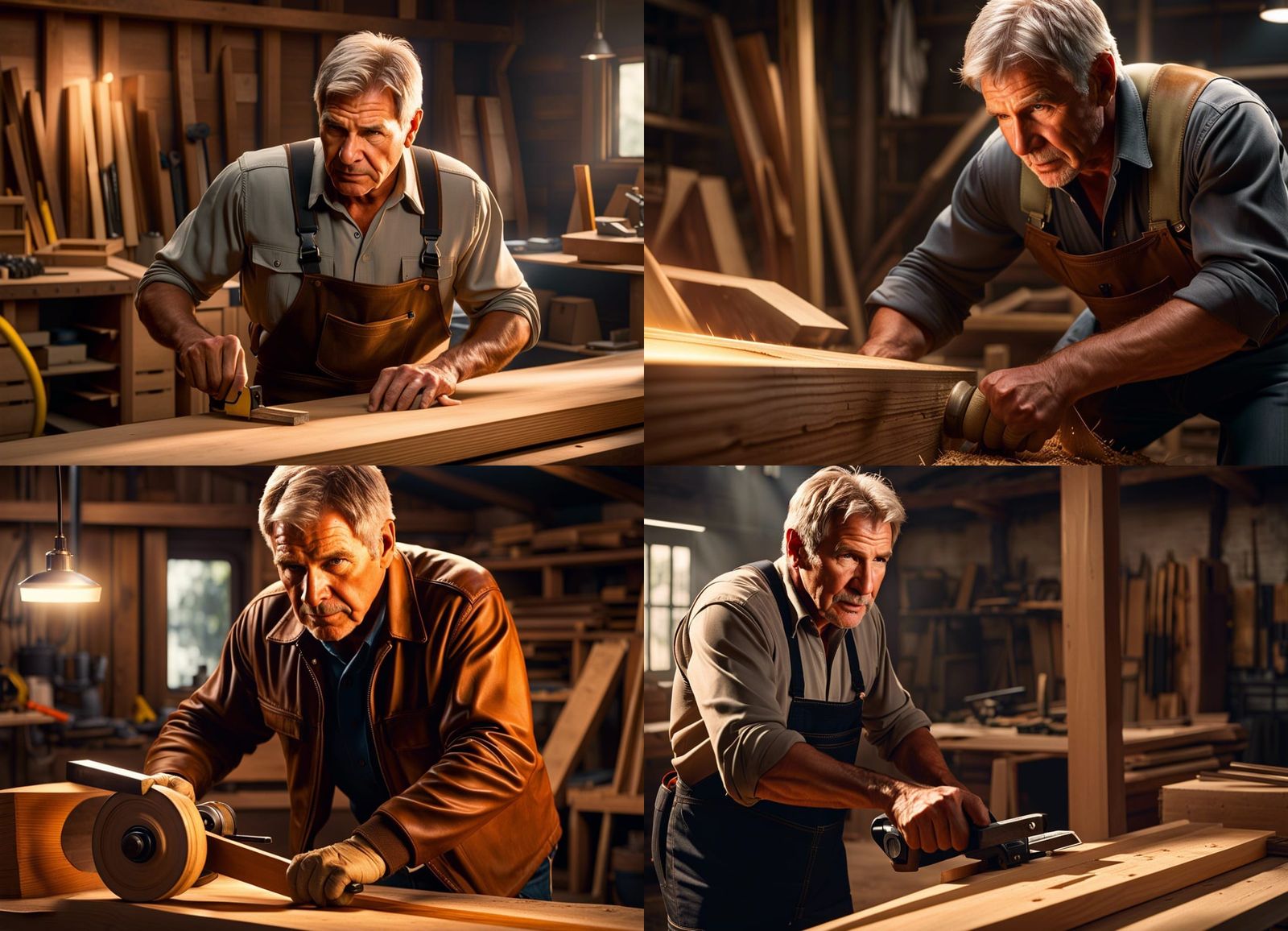 Harrison Ford back to carpentry. - Harrison Ford back to car...