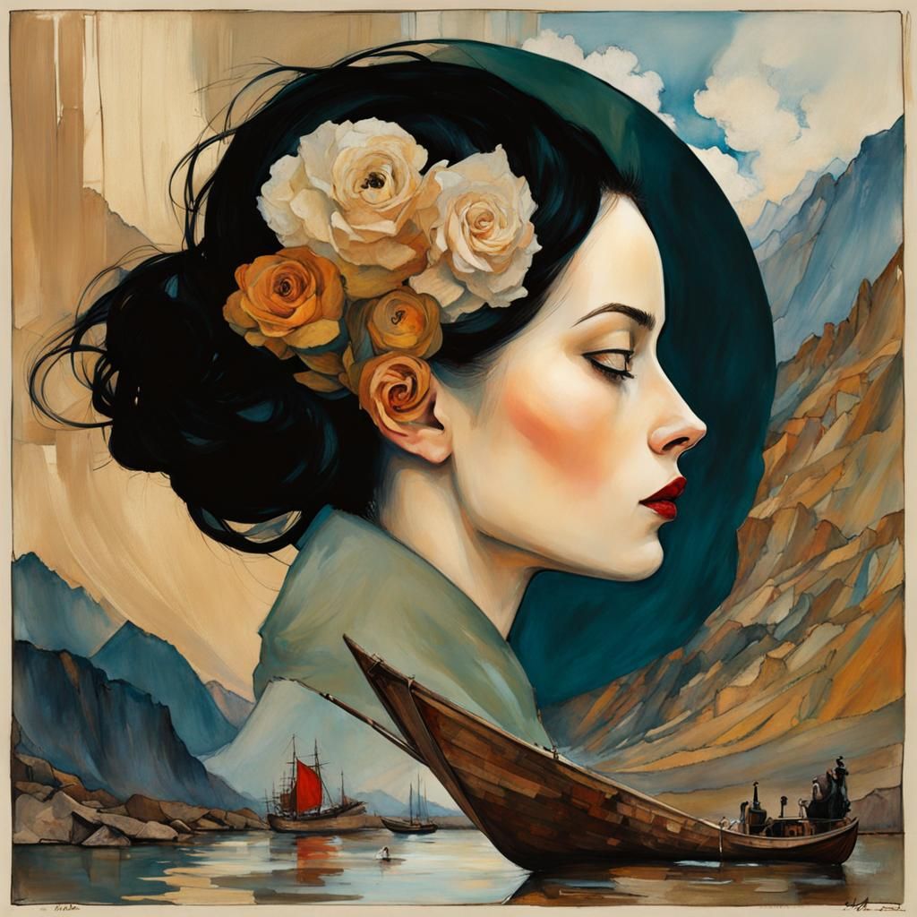 A brainstorming by Emilia Wilk, Egon Schiele and Eric Wallis and Esao ...