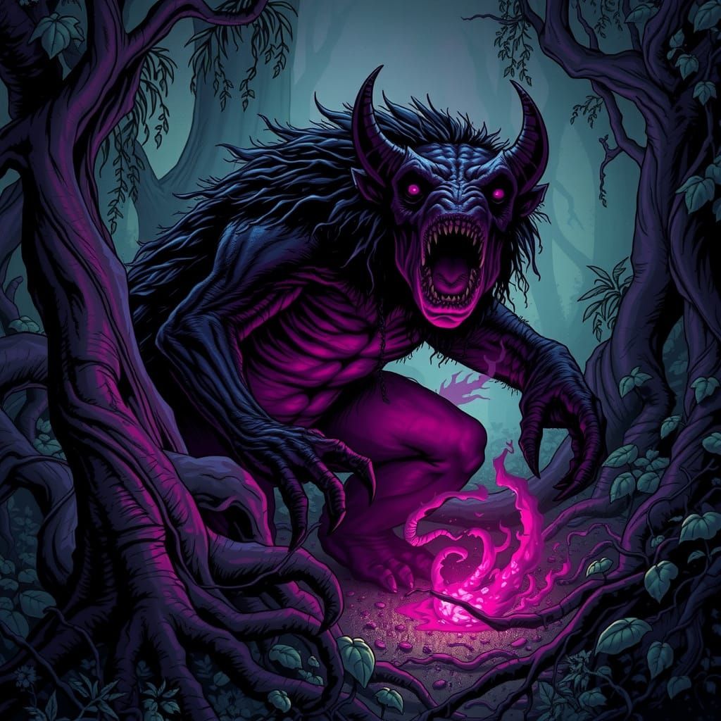 Black Berry Monster Foo - Mysterious Blackberry Creature in ...