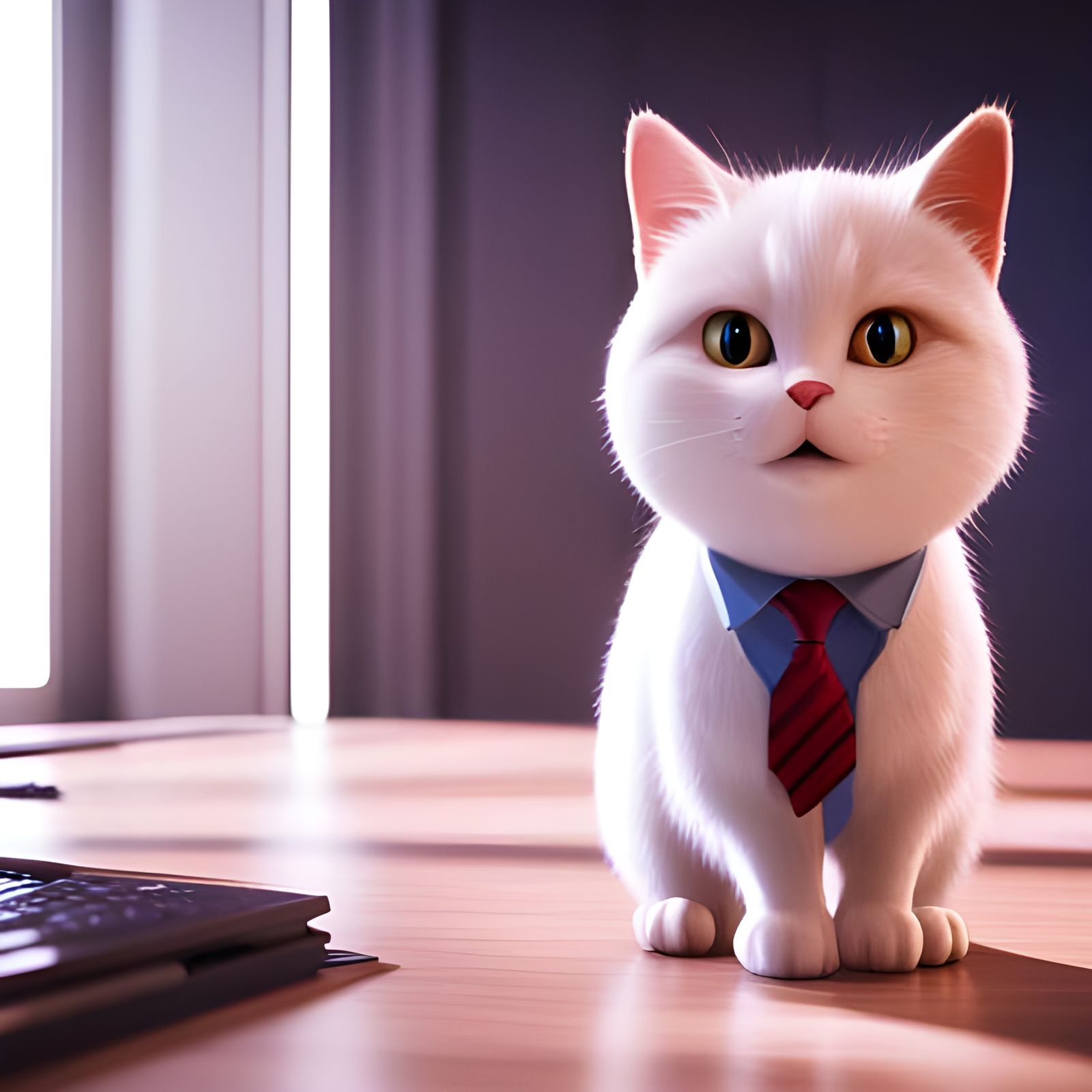 CEO Cat - AI Generated Artwork - NightCafe Creator