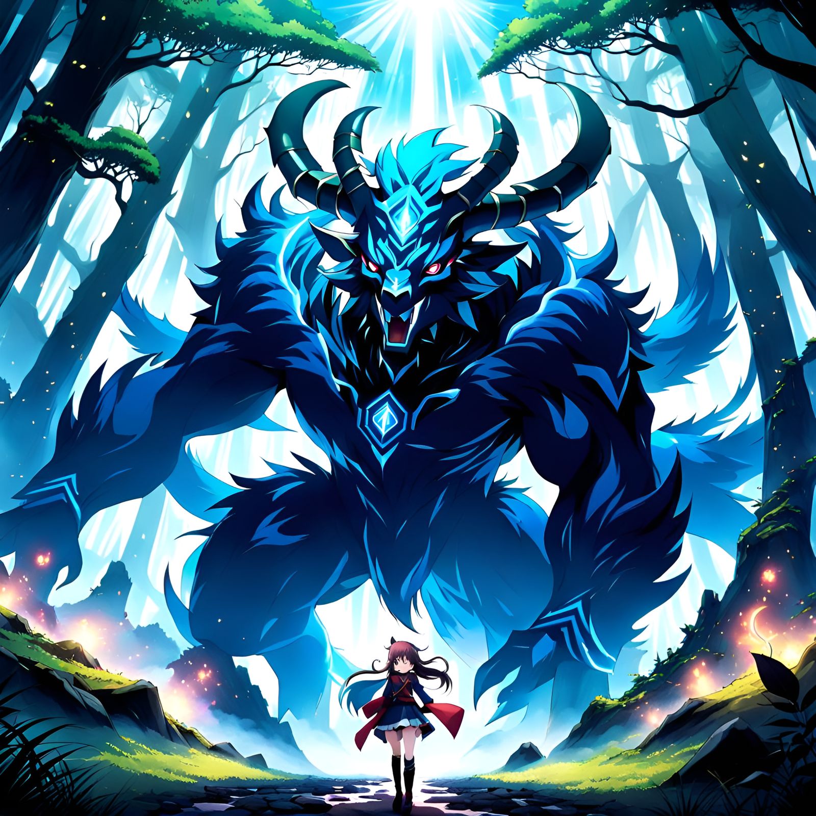 Sacred Beasts Summoner... - AI Generated Artwork - NightCafe Creator