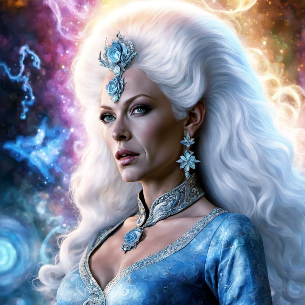 Captain Gates - Ethereal Starship Captain in Divine Proporti...