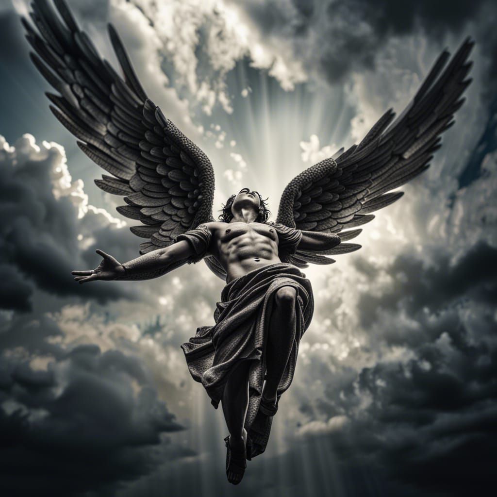 Falling - AI Generated Artwork - NightCafe Creator