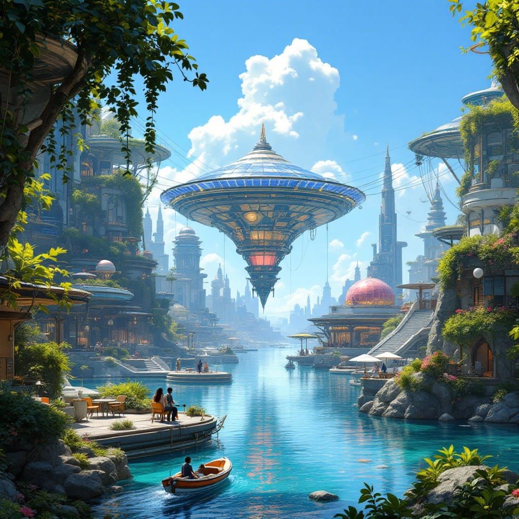 Solarpunk city - Solarpunk city