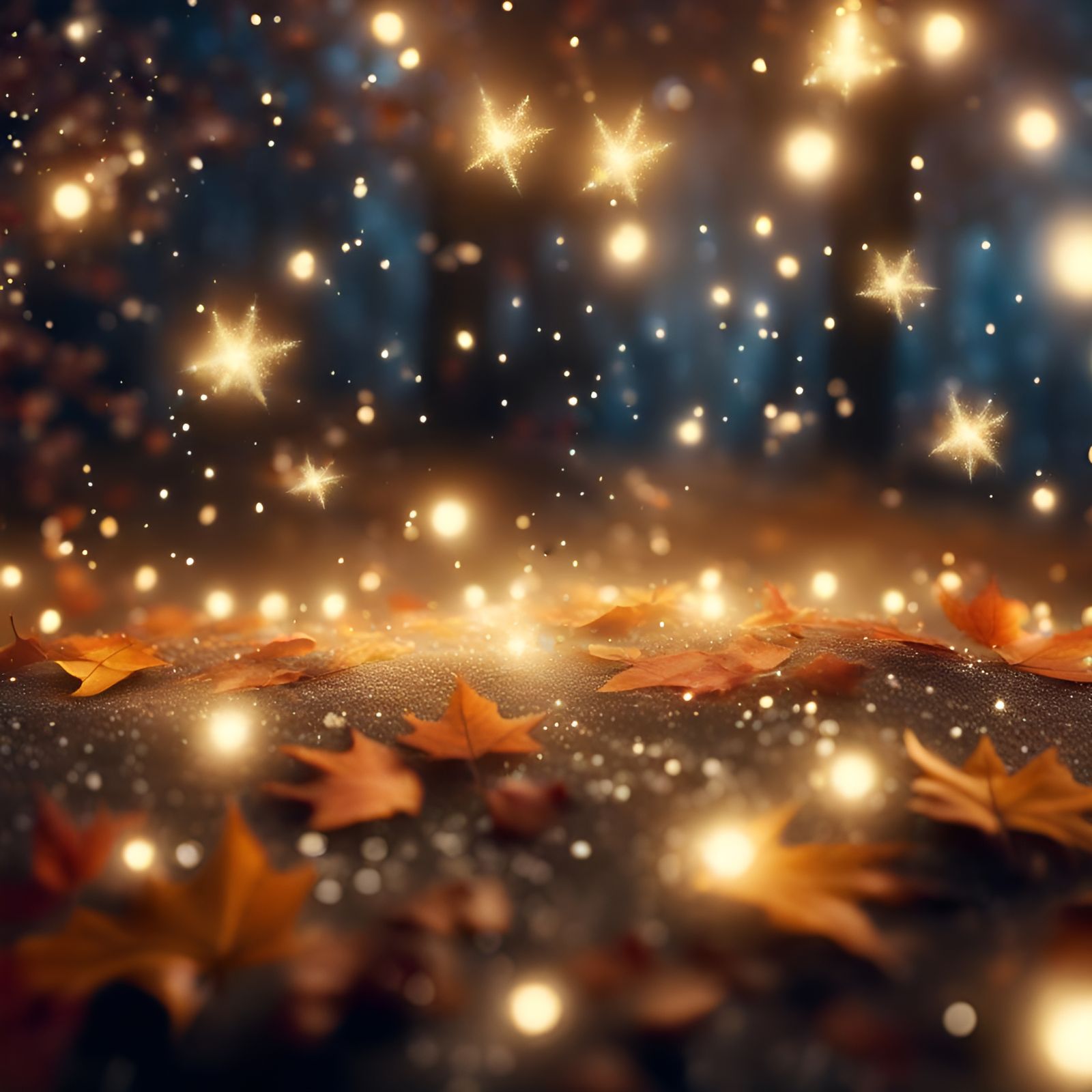 magical fall scene - AI Generated Artwork - NightCafe Creator