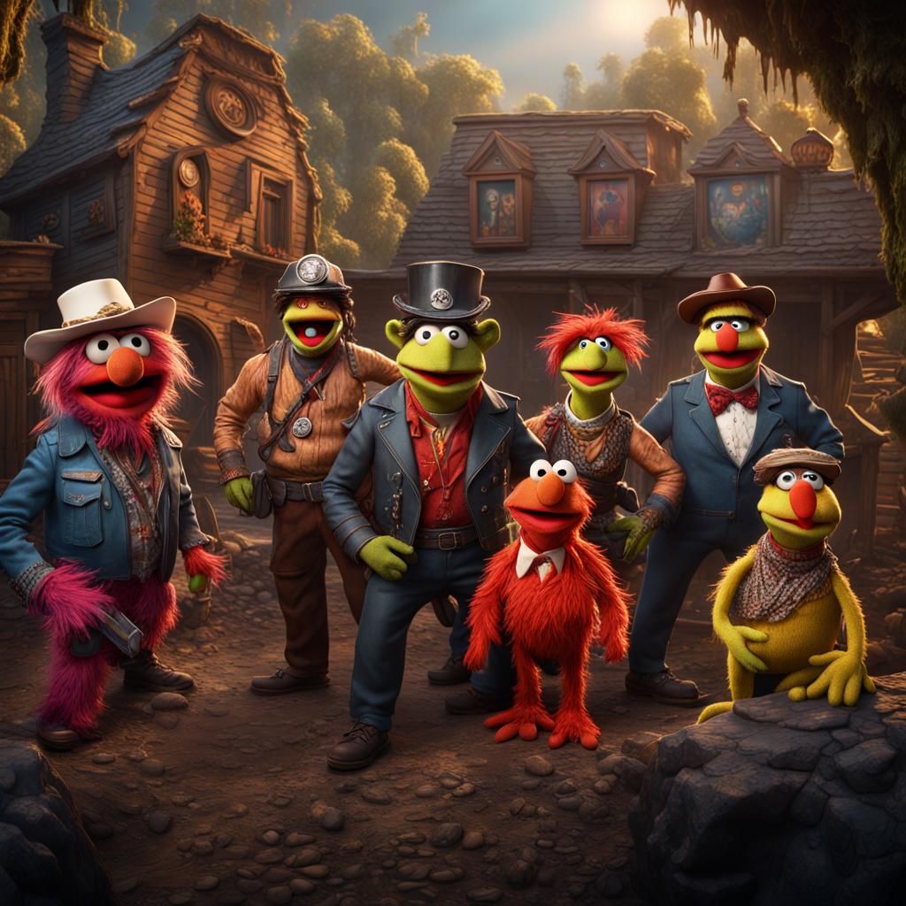 The Village People Muppets I Hell - AI Generated Artwork - NightCafe ...