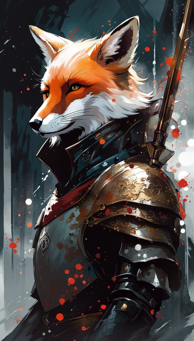 Fox Knight - AI Generated Artwork - NightCafe Creator