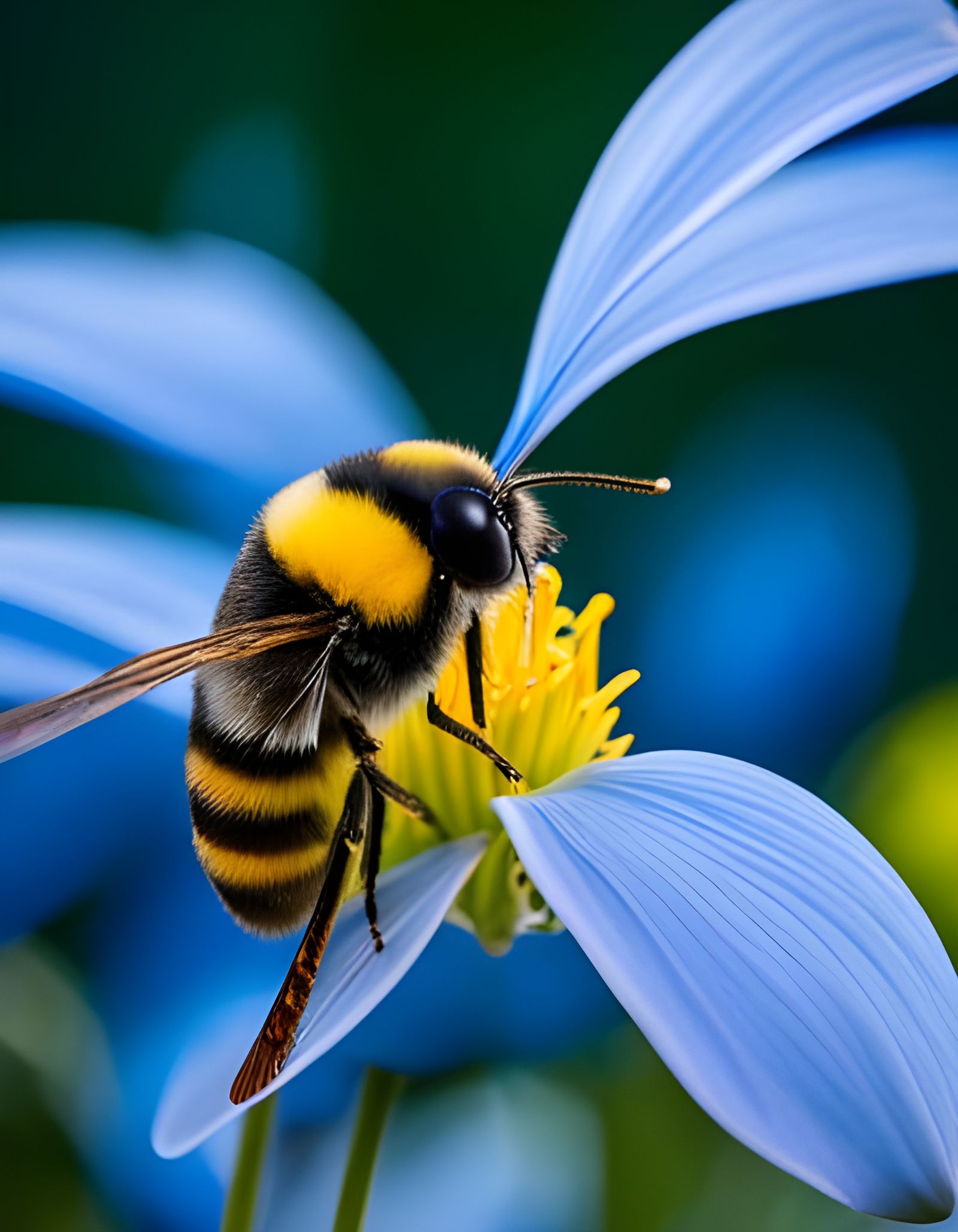 Bumble Bee Going About His Business for Livia - AI Generated Artwork ...