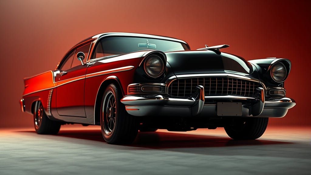 Vintage Hot Rods with Aggressive Stance Modificati... - AI Art