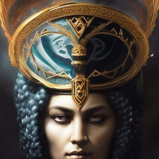 blue haired - AI Generated Artwork - NightCafe Creator