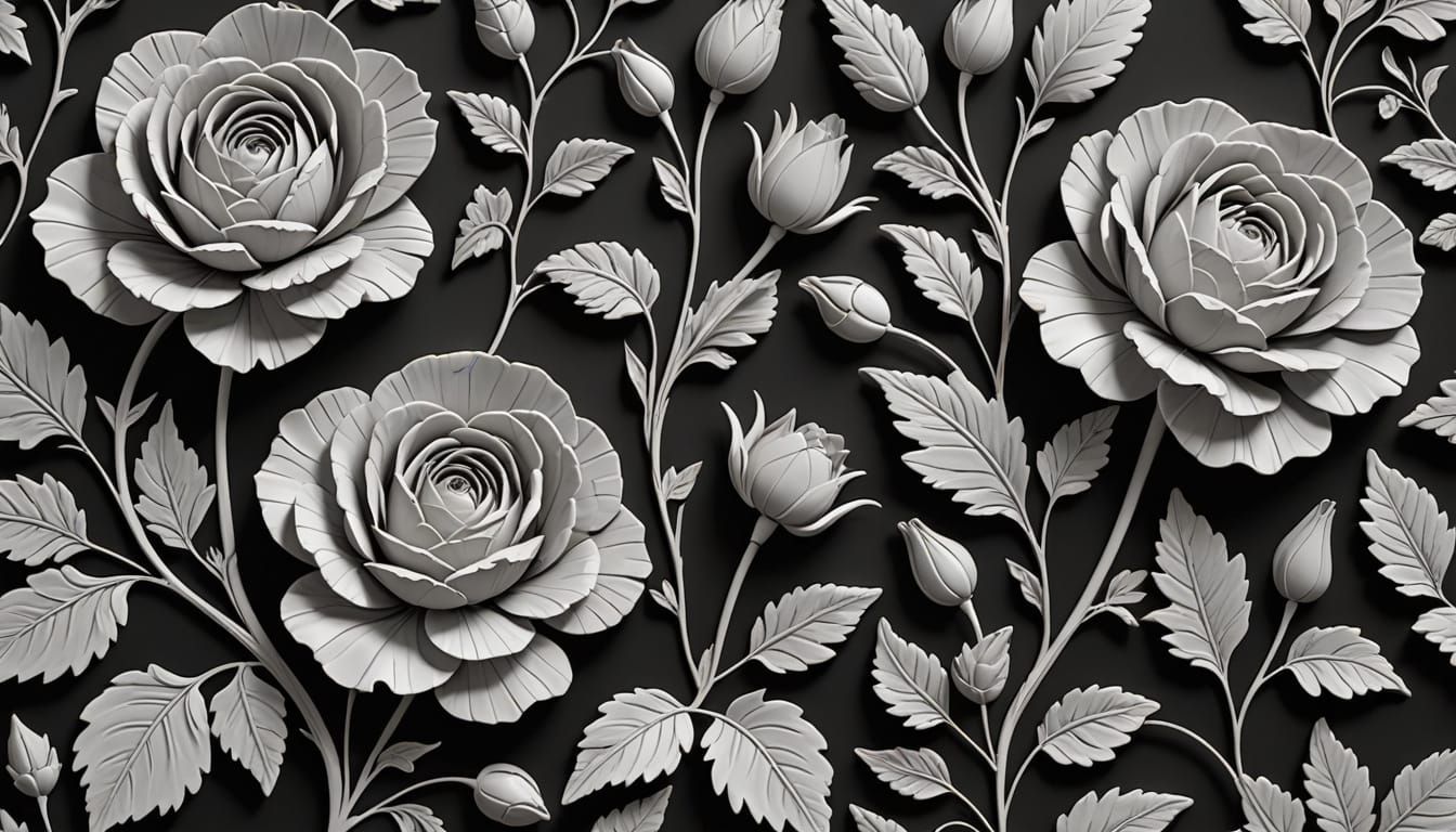 *"Generate a high-resolution 3D model in a greyscale depth map of a ...