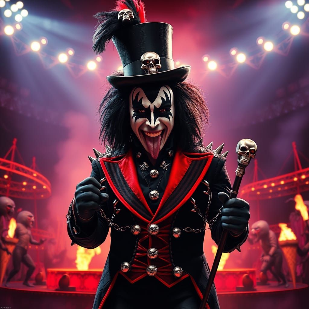 The Demon Ringmaster - Glamorous Ringmaster Unleashes Chaos ...