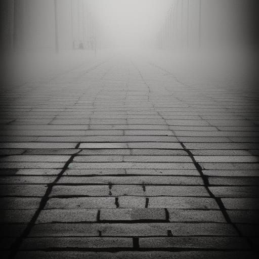 Foggy city streets - AI Generated Artwork - NightCafe Creator