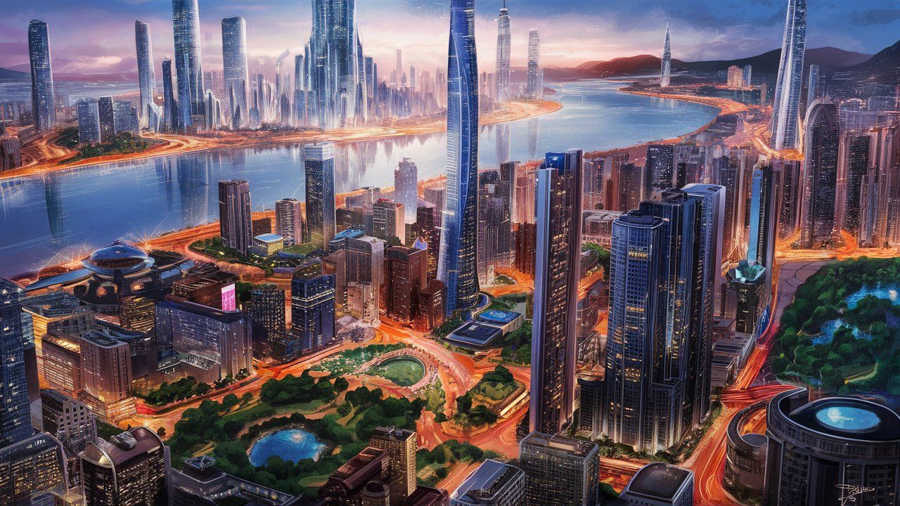 Megapolis - AI Generated Artwork - NightCafe Creator
