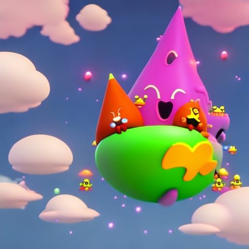 Happy volcano - AI Generated Artwork - NightCafe Creator