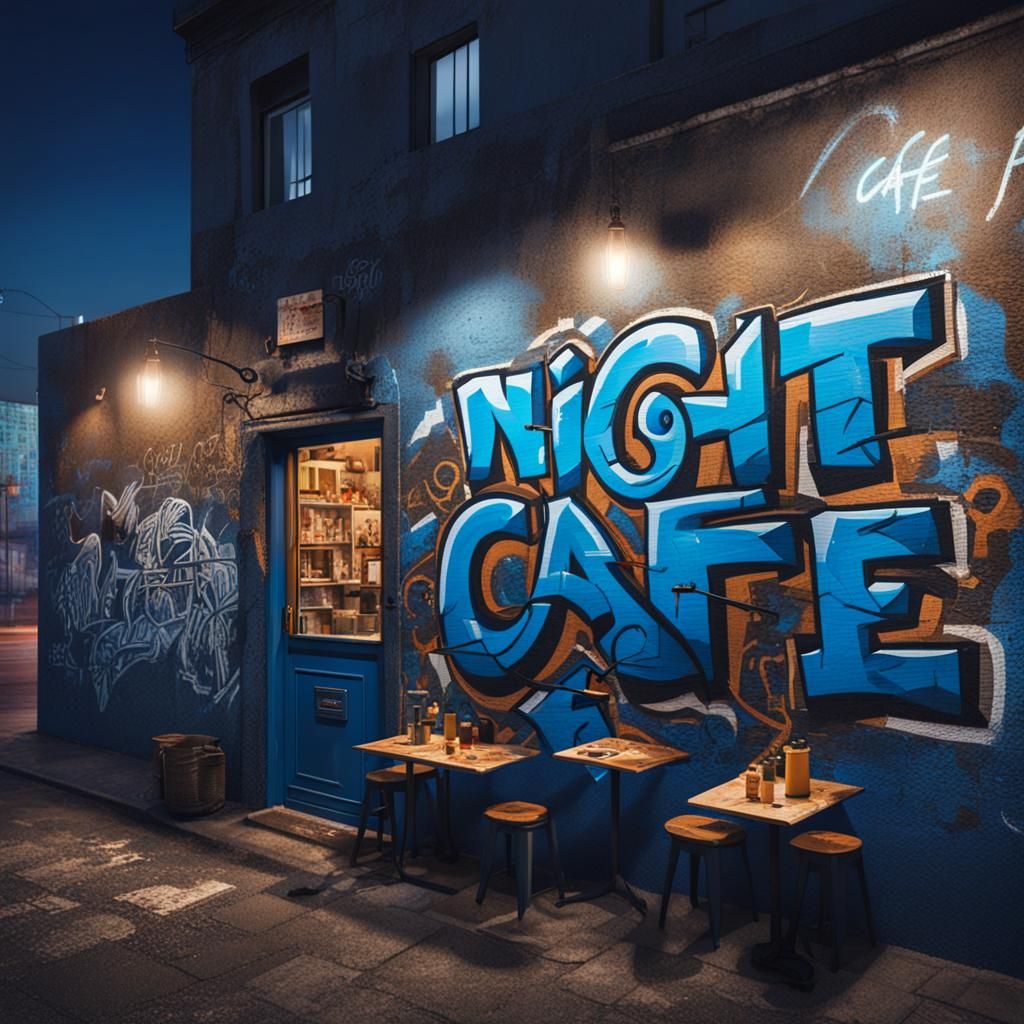 Wall with the Night Cafe - AI Generated Artwork - NightCafe Creator