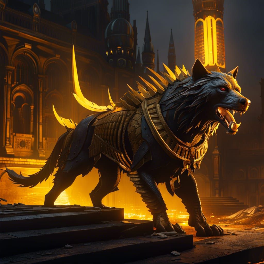 The Terror Dog - AI Generated Artwork - NightCafe Creator