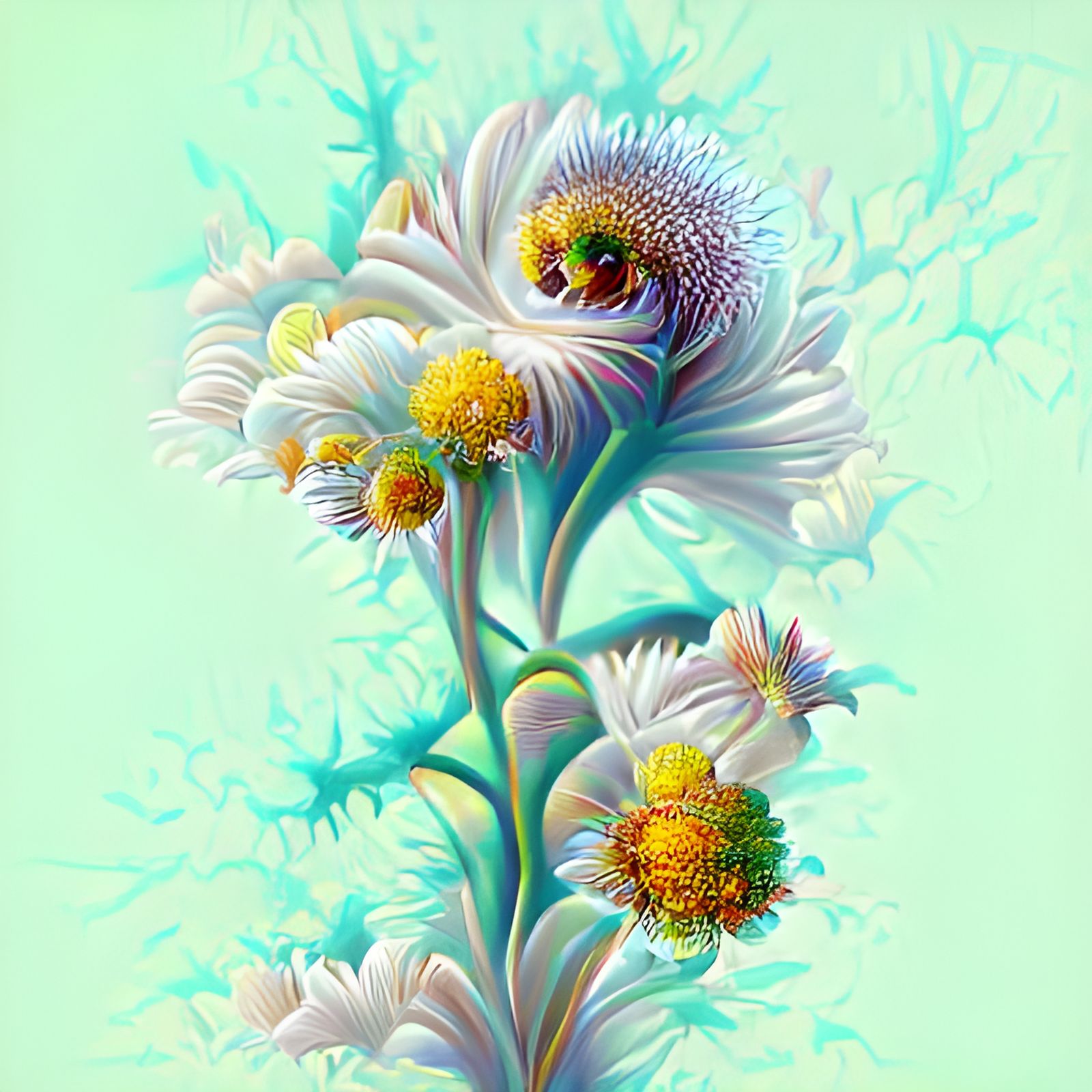 Artificial Intelligence Clipart Flowers