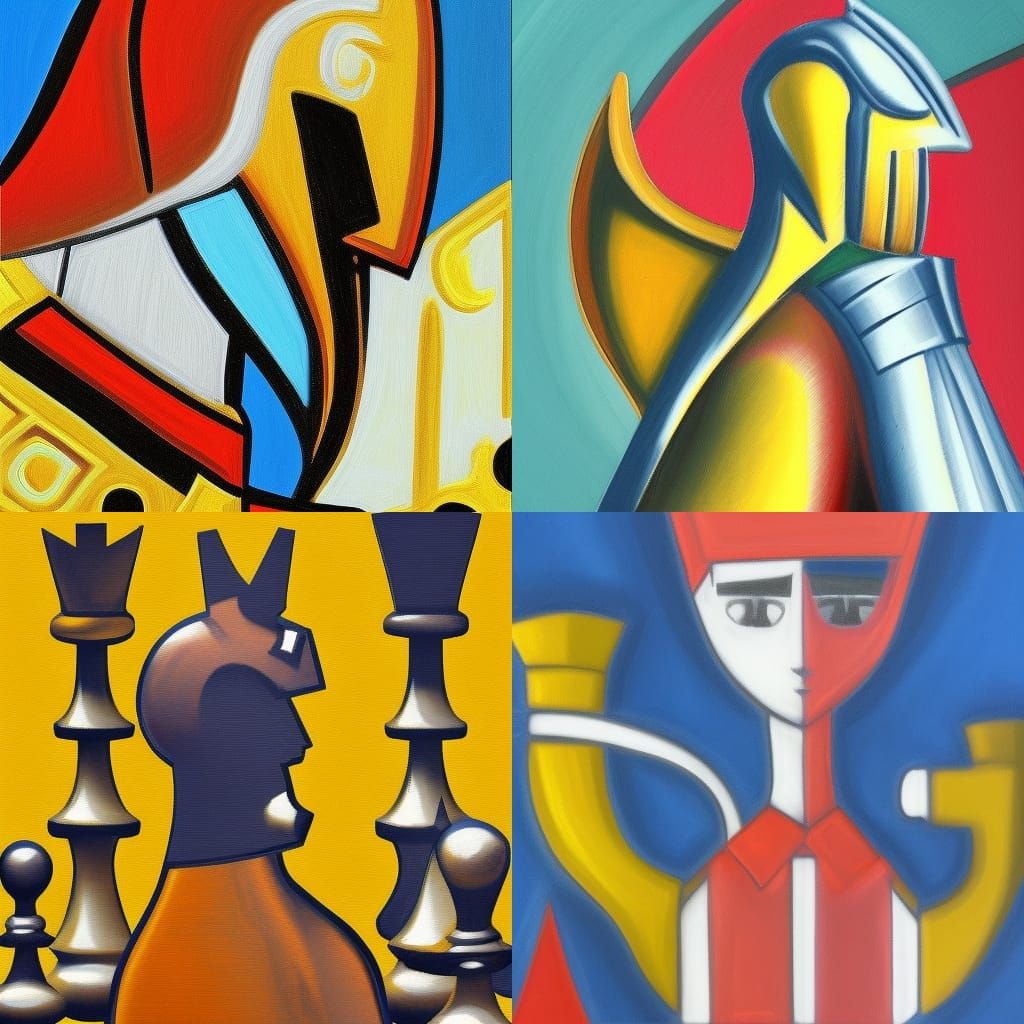 Chess knight, profile view, perfect details - AI Generated Artwork ...