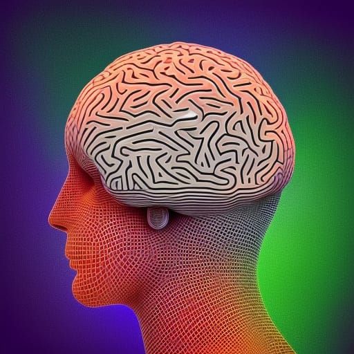 Downloading Your Brain - AI Generated Artwork - NightCafe Creator