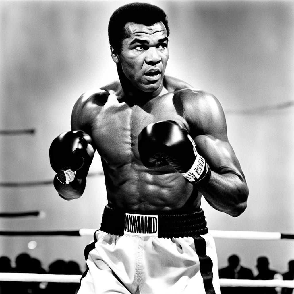 Mohammed Ali - AI Generated Artwork - NightCafe Creator
