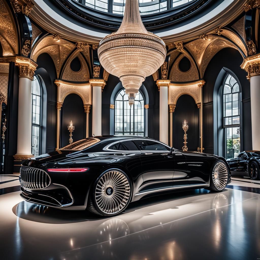 Mercedes-Benz Maybach 6 Coupé - AI Generated Artwork - NightCafe Creator