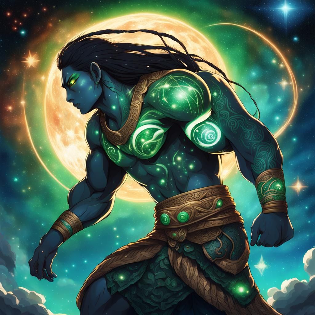 Ranginui, Cosmic Sky Father - AI Generated Artwork - NightCafe Creator