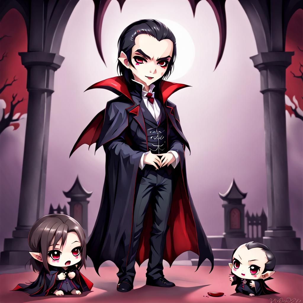 Vampire Dad - AI Generated Artwork - NightCafe Creator