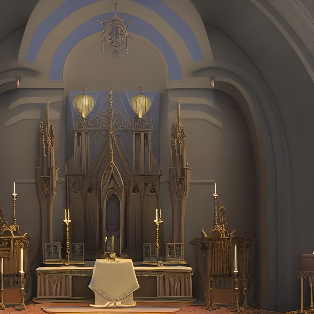 The Altar - AI Generated Artwork - NightCafe Creator