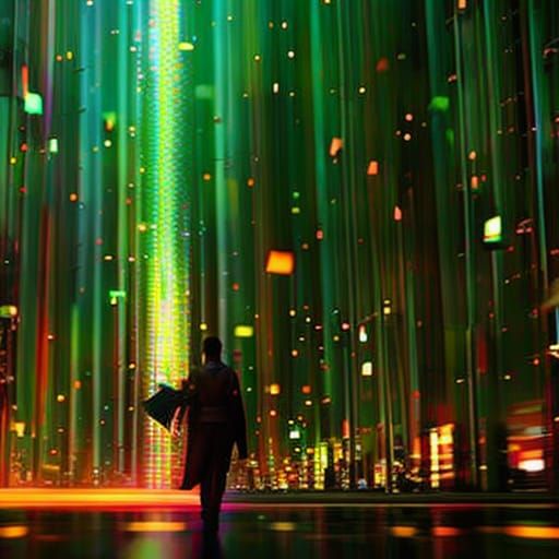 matrix computers - AI Generated Artwork - NightCafe Creator