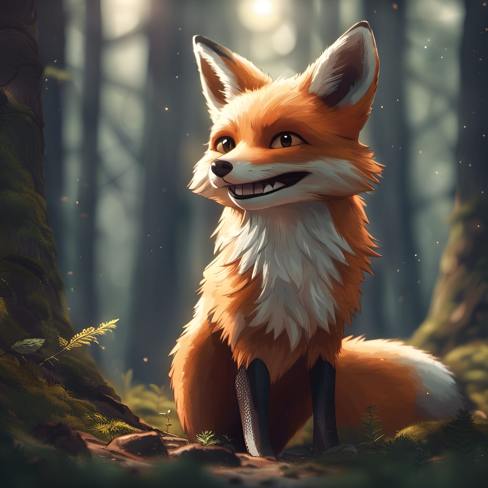 Feeling Foxy Today! - AI Generated Artwork - NightCafe Creator
