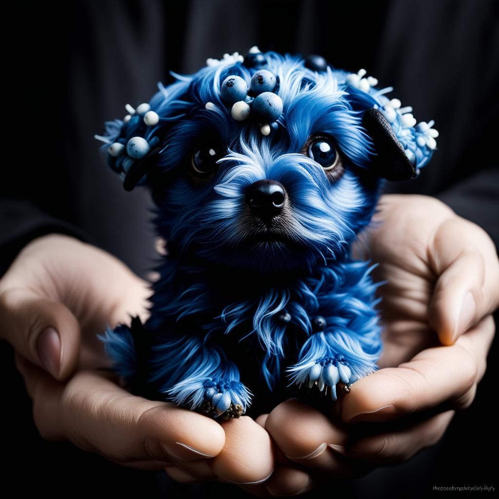 Microphotography: "Living Blueberry Muffin Puppy": Telephotography by ...
