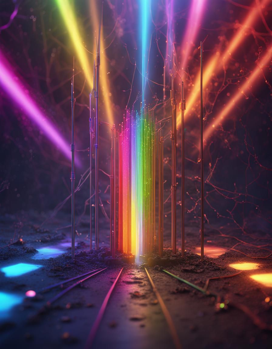 Electric Prism - AI Generated Artwork - NightCafe Creator