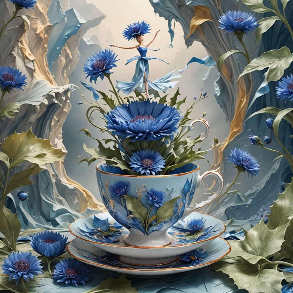 The Cornflower Dance. - AI Generated Artwork - NightCafe Creator