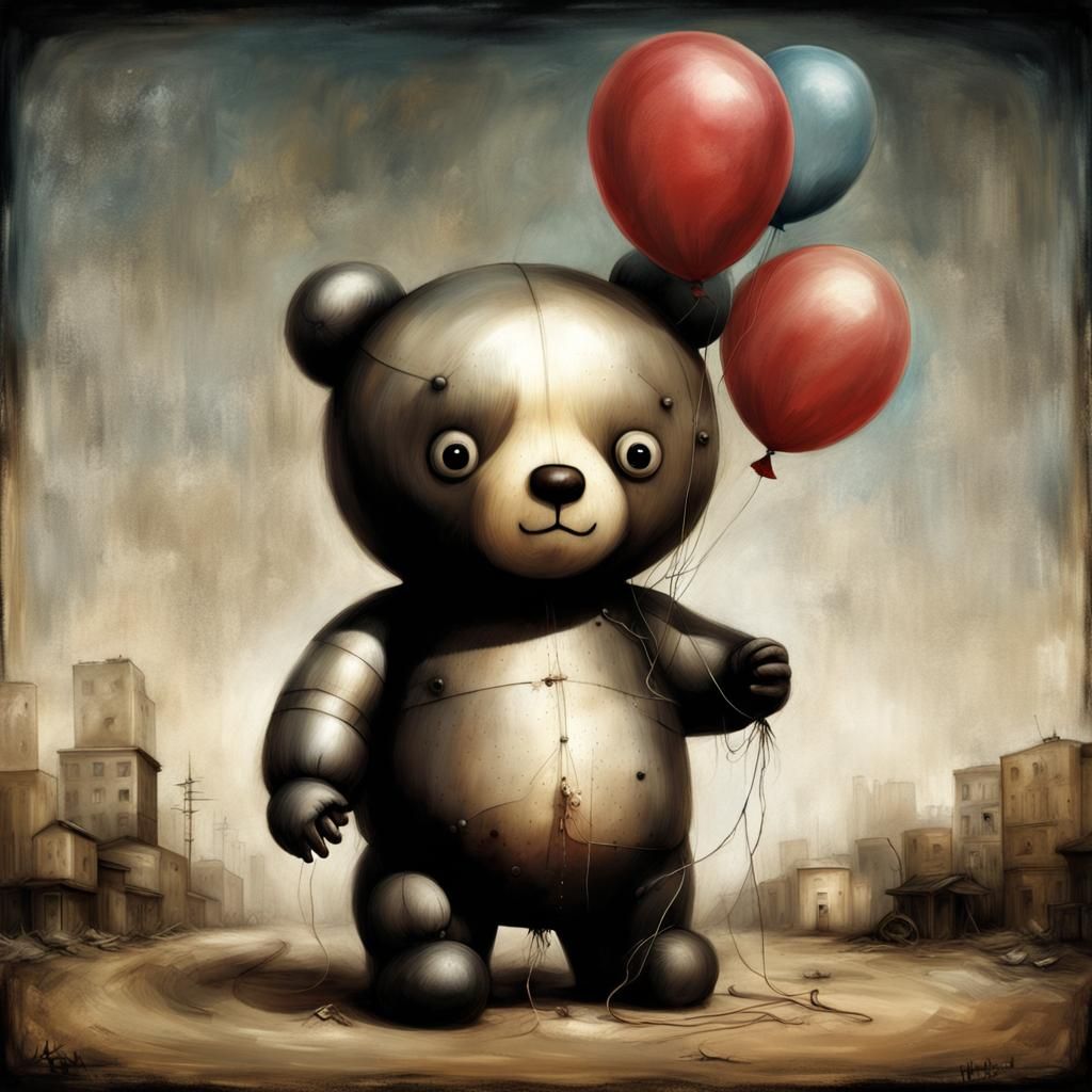 "Happy Fuzzy Obese Balloon Bear": photograph by Stephen Gammell ...