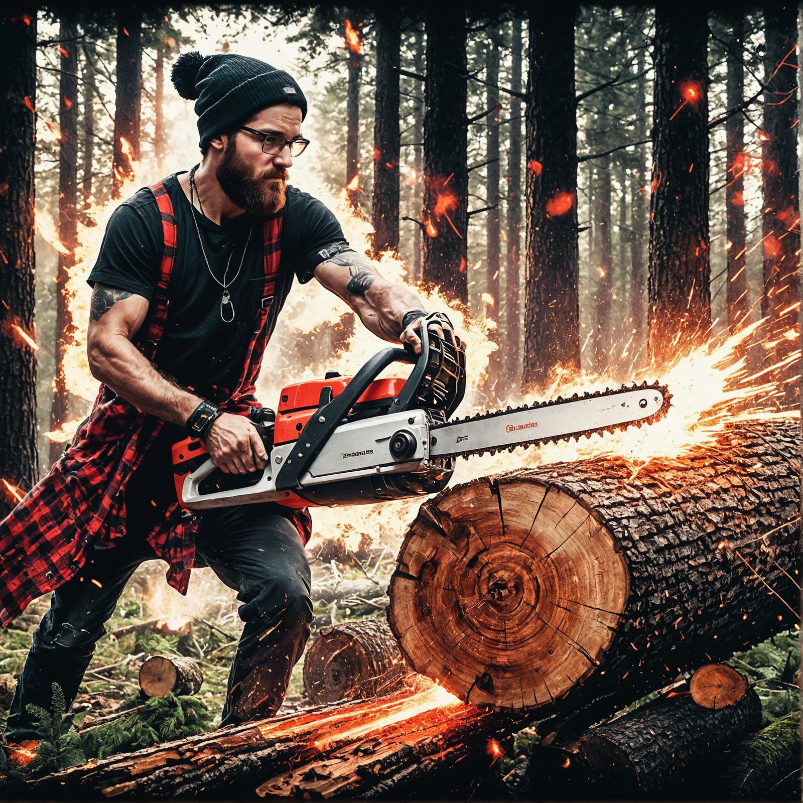 The Lumberjack - AI Generated Artwork - NightCafe Creator