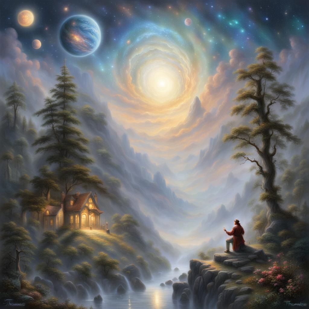 The portal of creation - AI Generated Artwork - NightCafe Creator