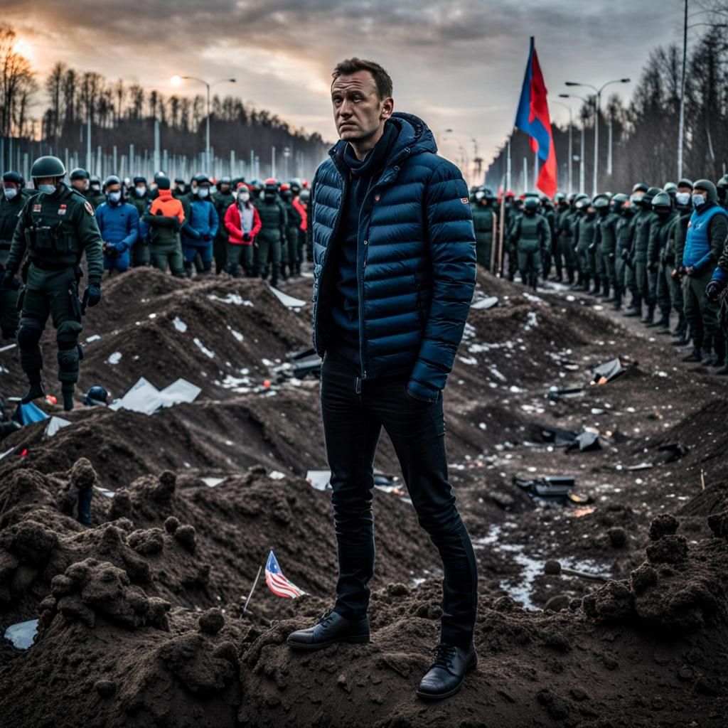 Le courage d'Alexei Navalny. - AI Generated Artwork - NightCafe Creator