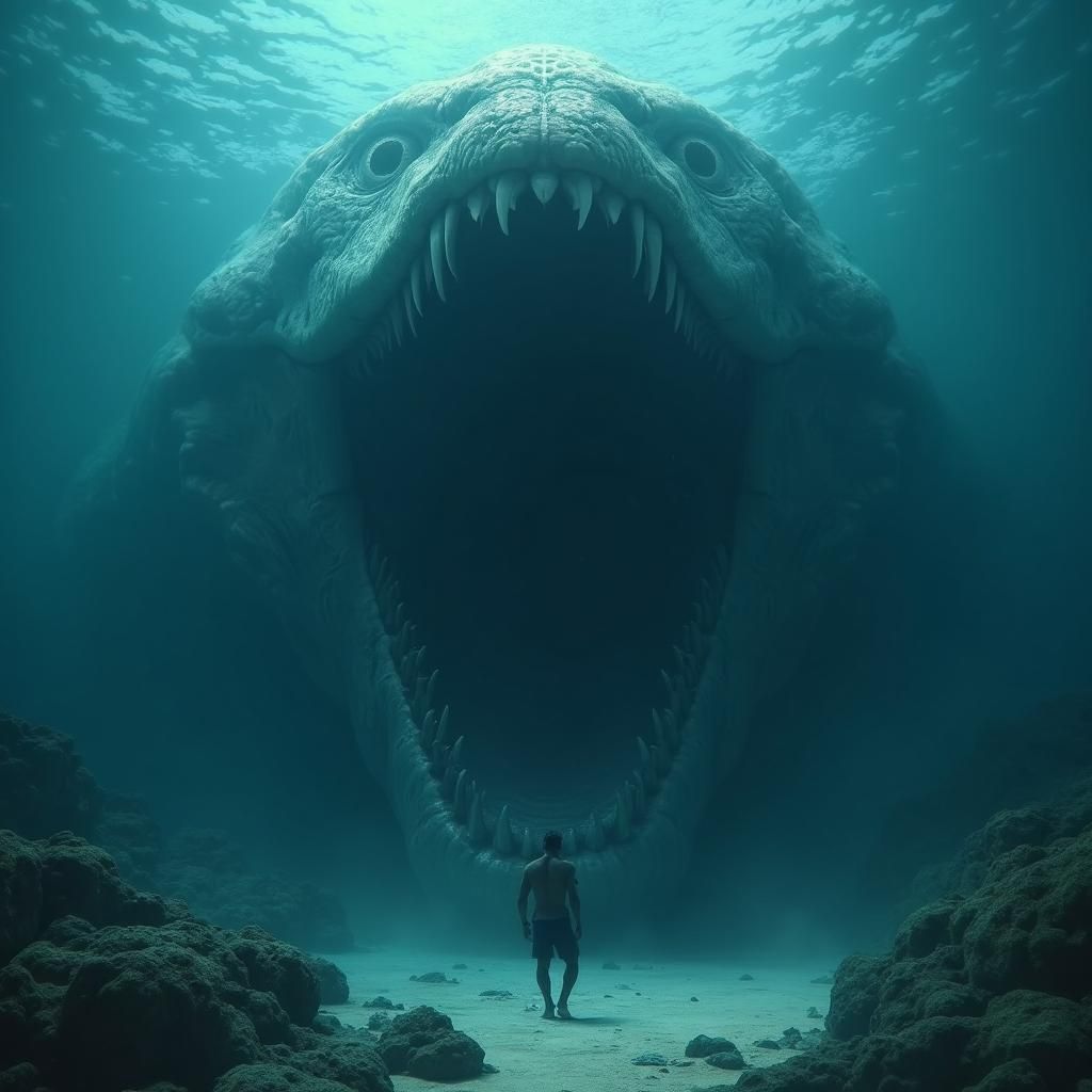 Extremely terrifying megalophobia underwater nightmare fuel real life ...