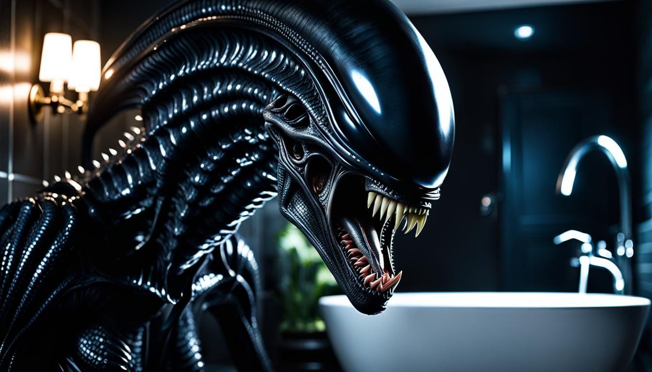 Xenomorph - AI Generated Artwork - NightCafe Creator