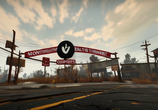 City Entrance Sign for Fallout RPG - AI Generated Artwork - NightCafe ...