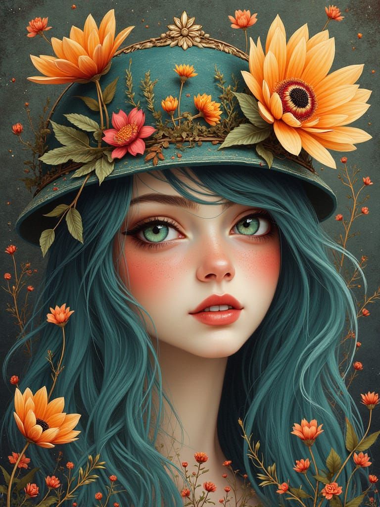 In the style of Anna Dittmann (Flux Pro 1.0) (Starting image)