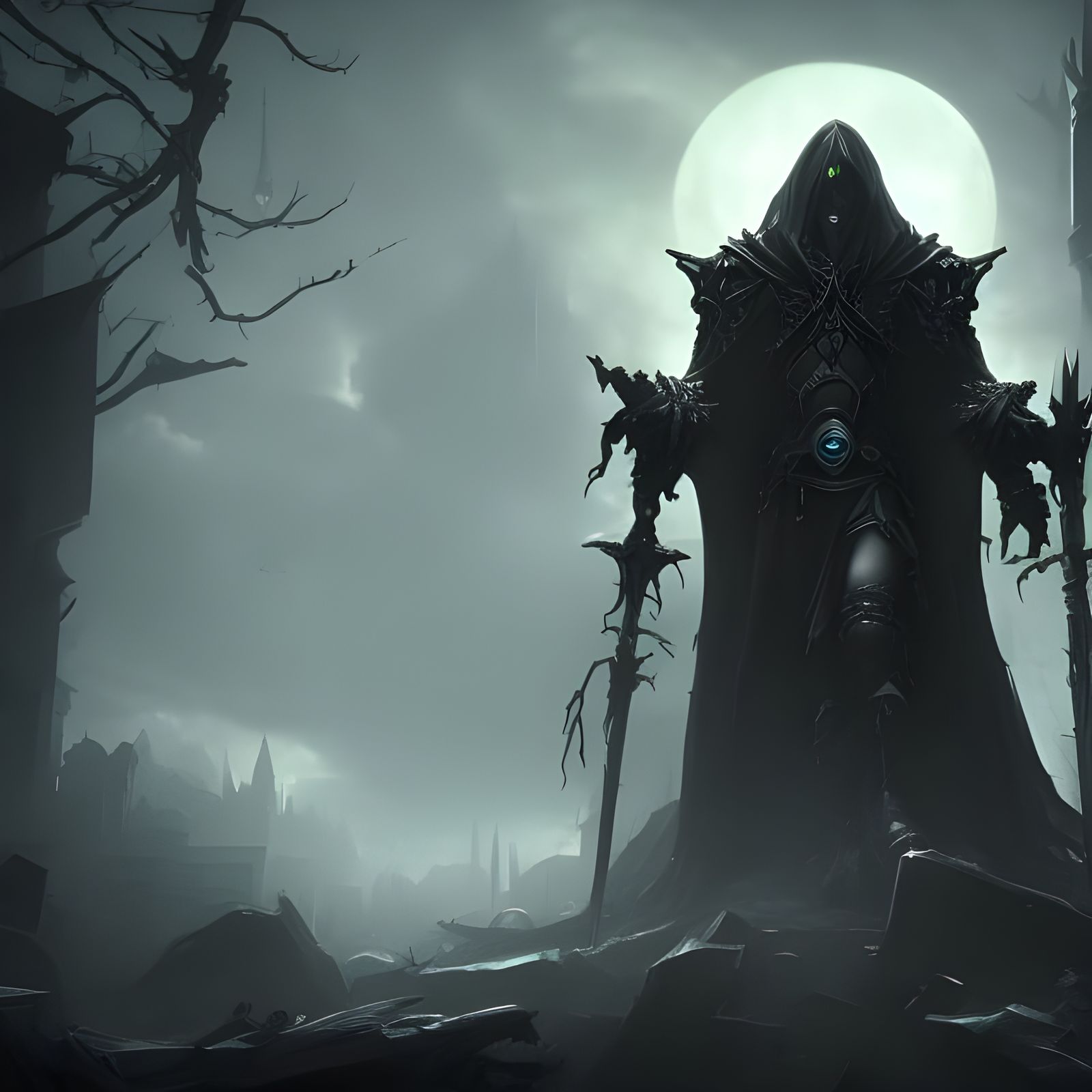 Crypt walker - AI Generated Artwork - NightCafe Creator