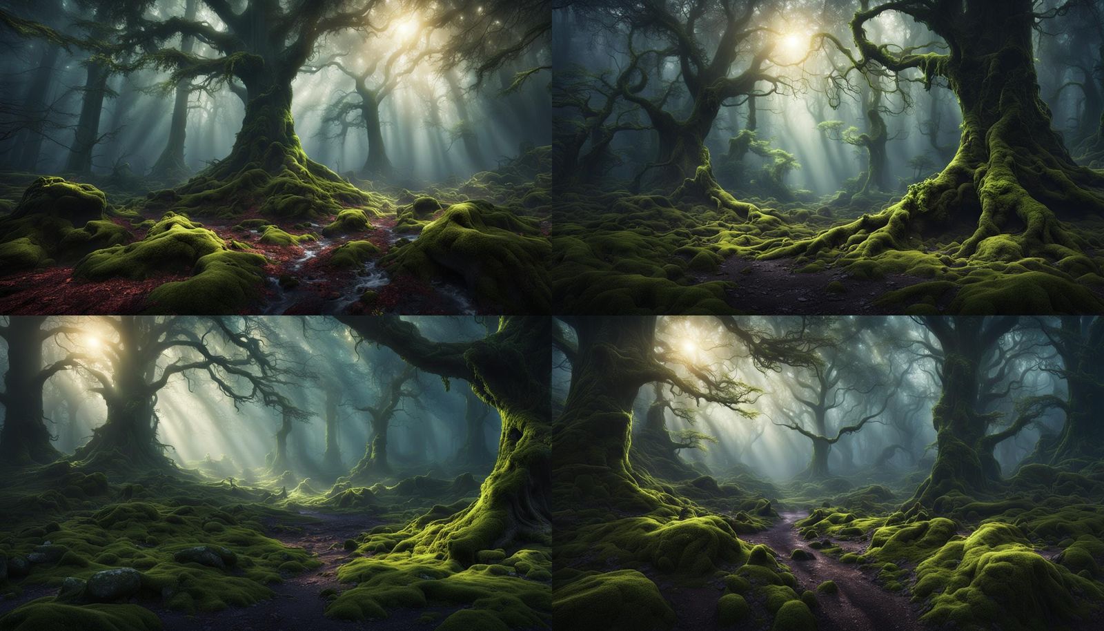 dark forest - AI Generated Artwork - NightCafe Creator